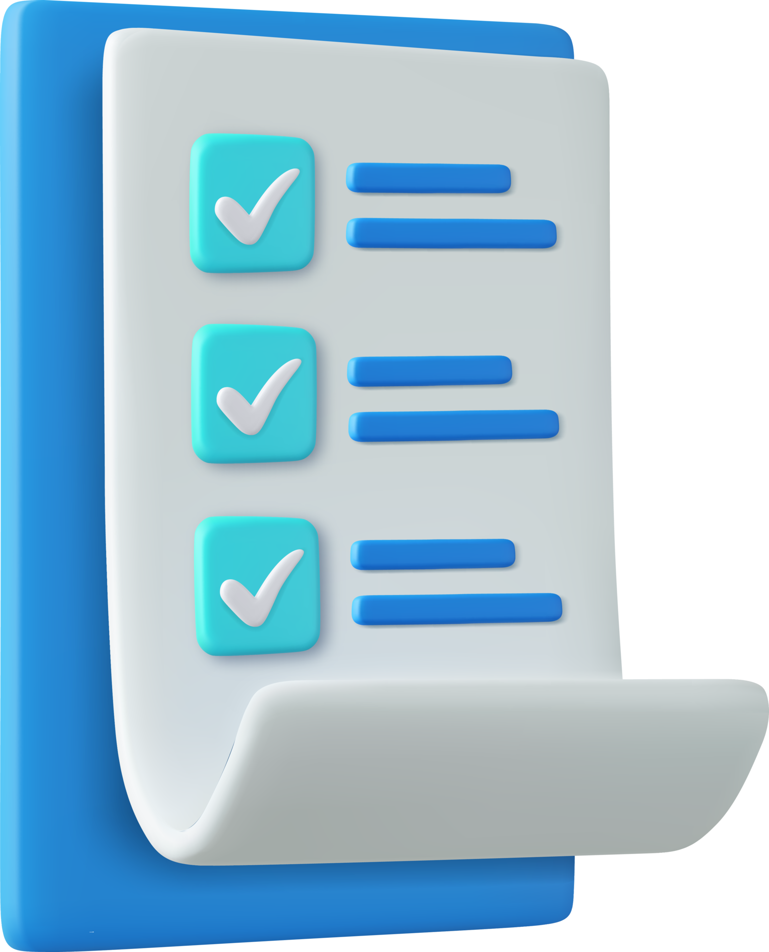 3d White paper task management todo check list 38945611 PNG 3d White paper task management todo check list 38945611 PNG