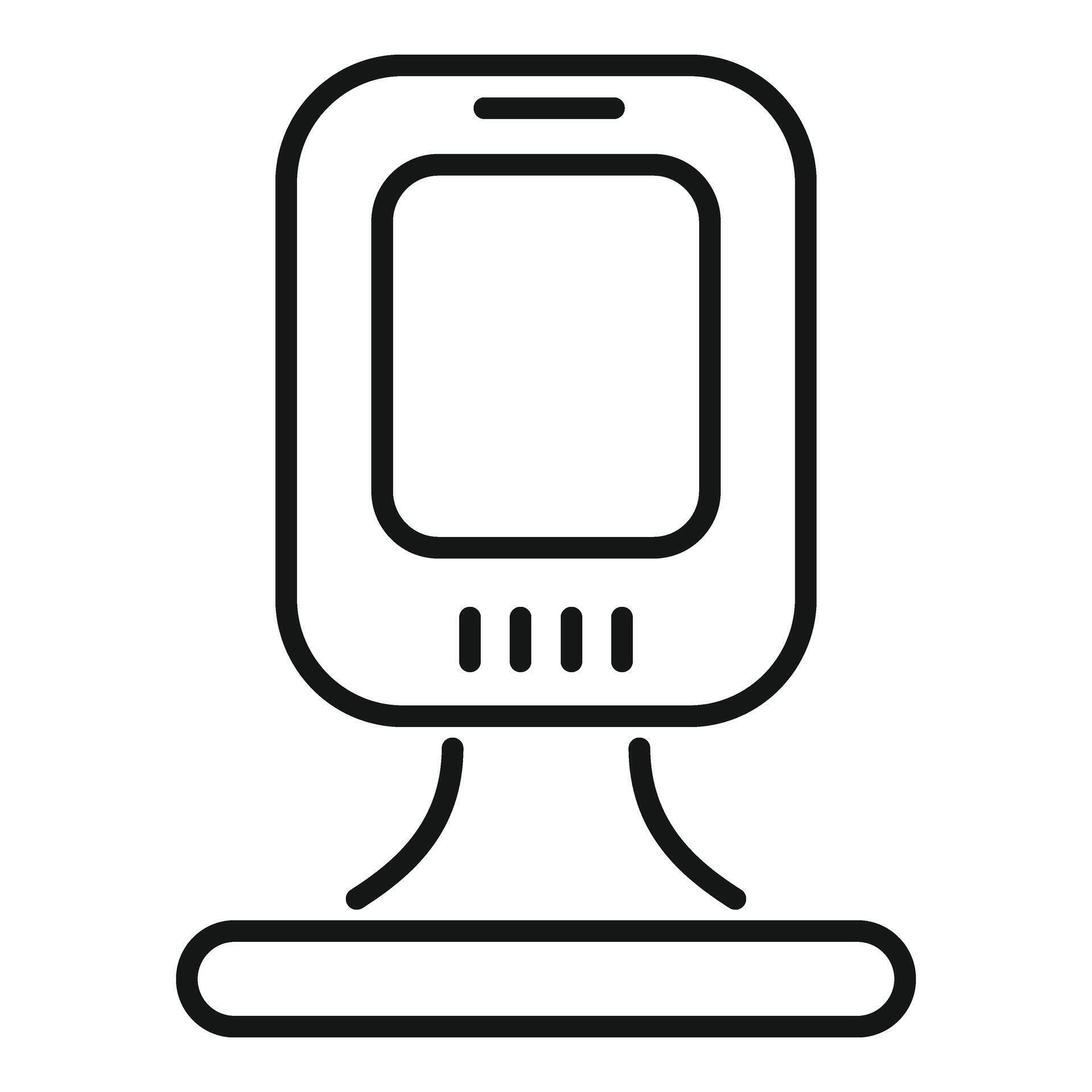 Scan Device Icon Outline Vector Quick Space Coding 38949742 Vector Art