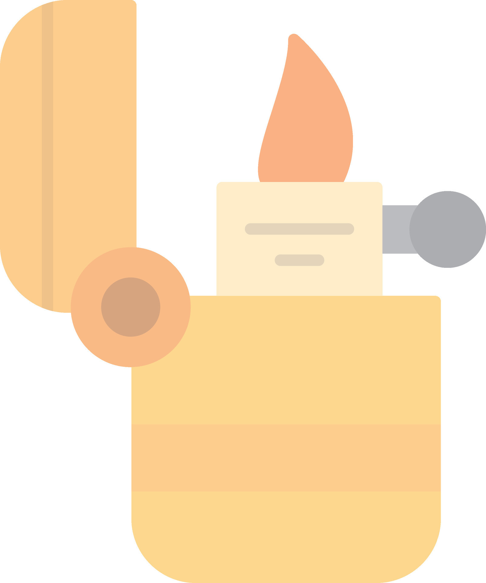 Lighter Flat Light Icon 38952007 Vector Art at Vecteezy