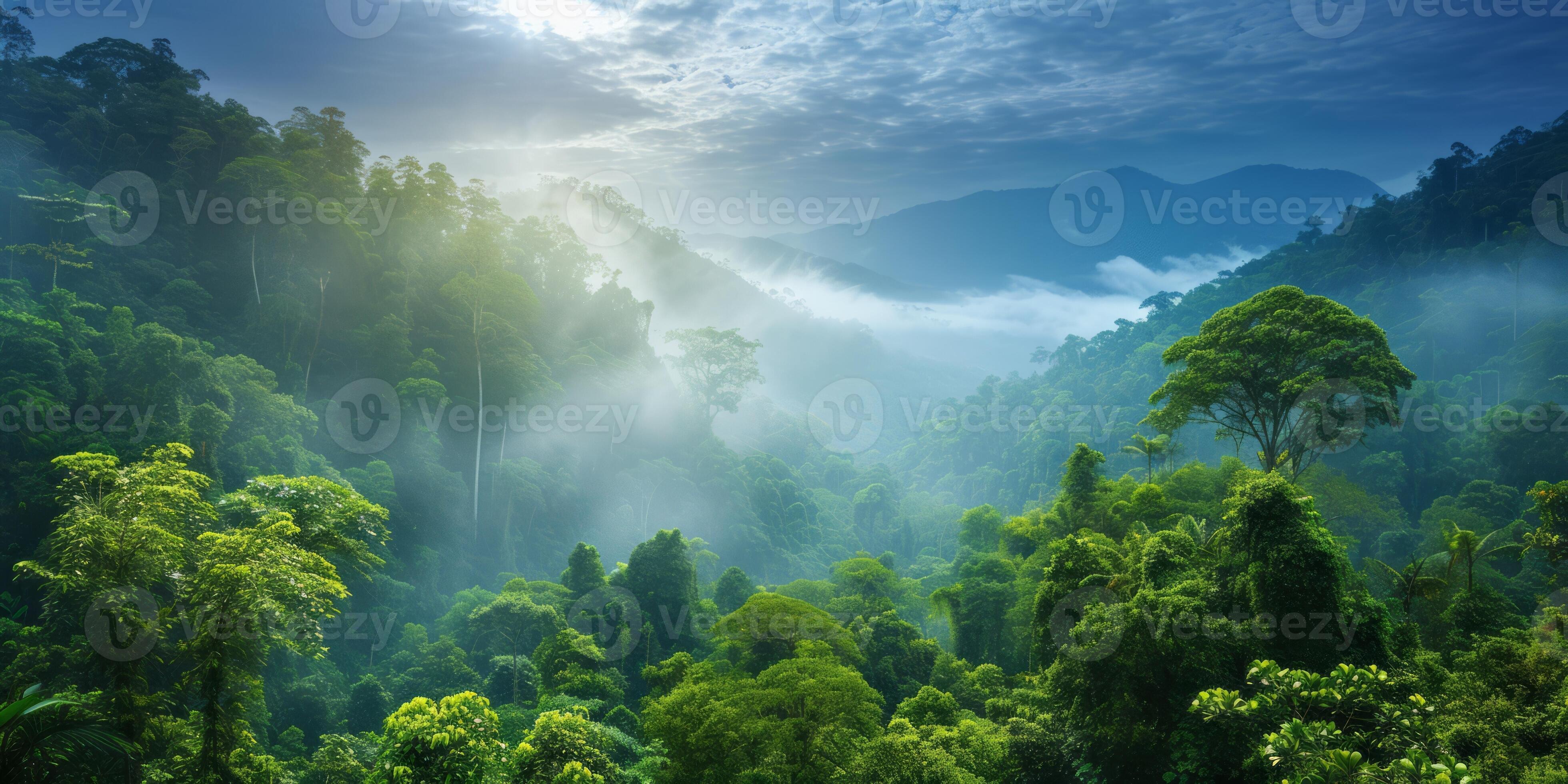 Ai Generated The Breathtaking Beauty Of Our Earth From Lush