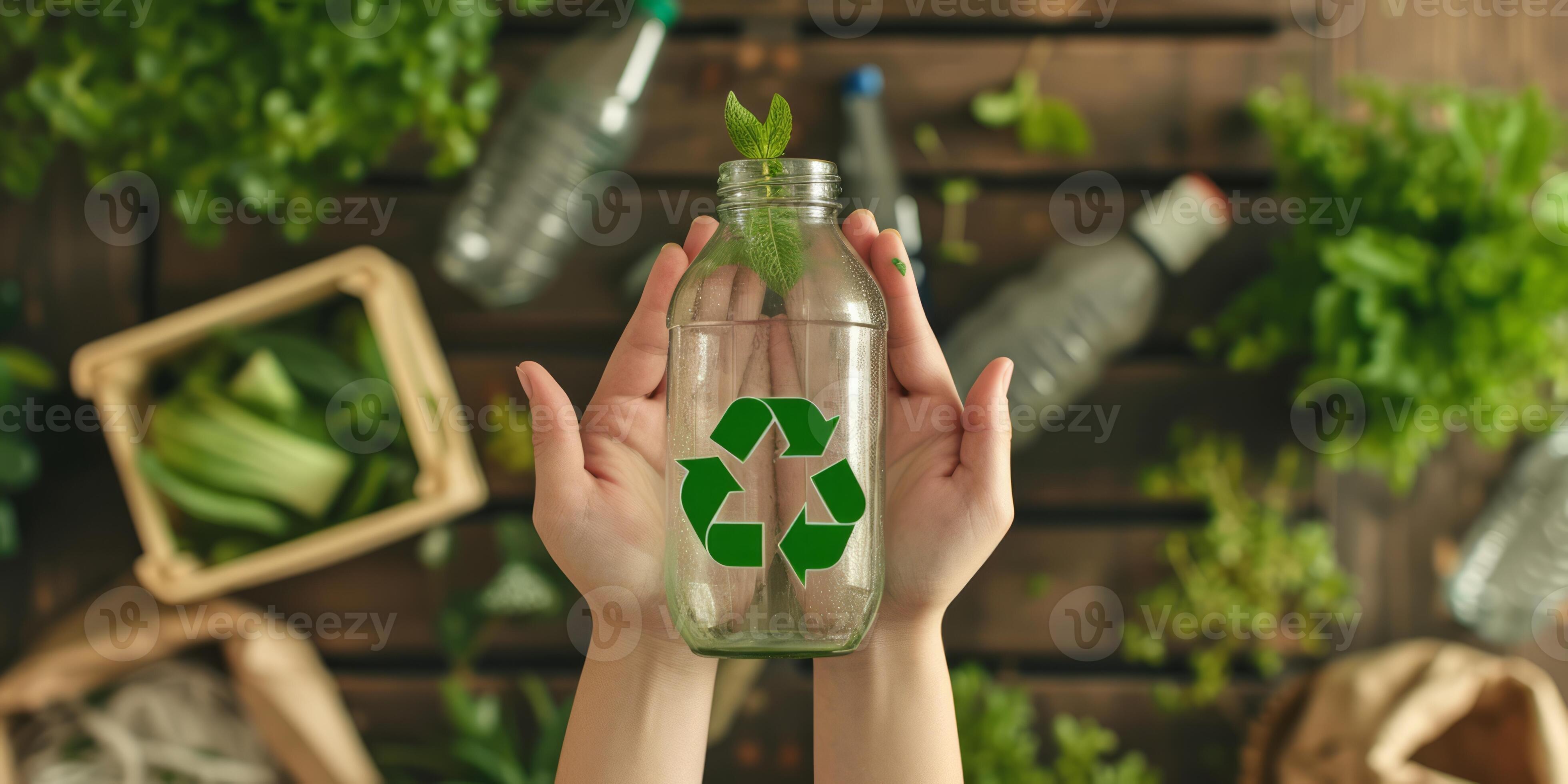 AI generated Witness the transition towards sustainable living with ...