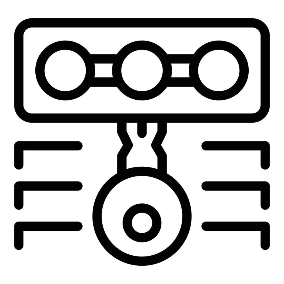 Signal fail attack icon outline vector. Erase system 38955054 Vector Art at Vecteezy