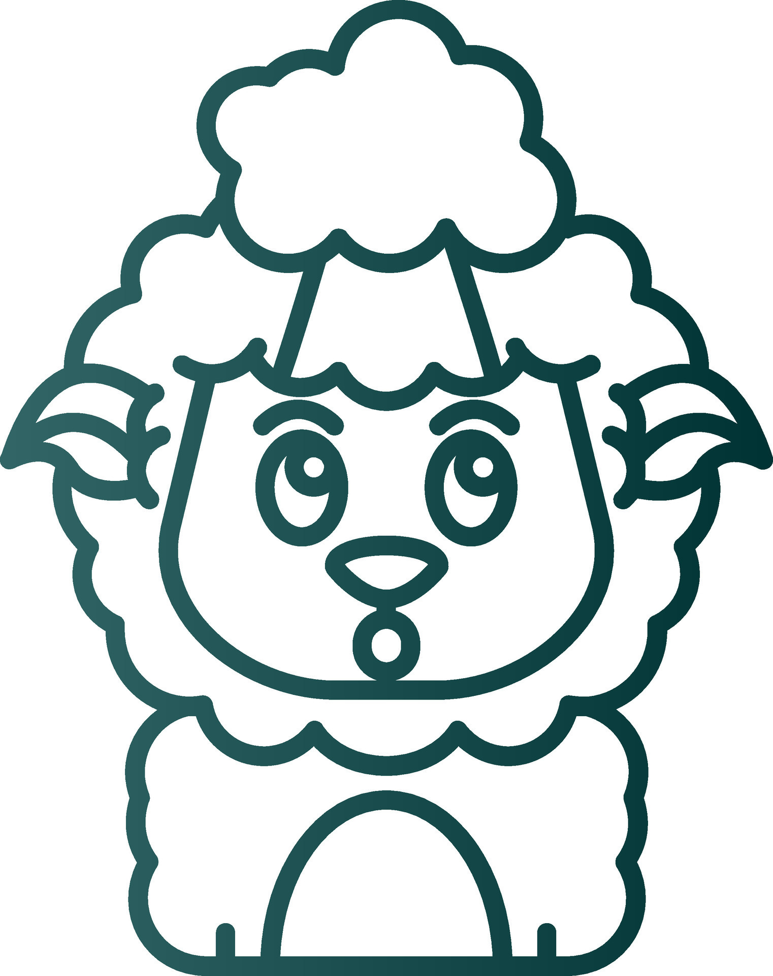 Exploding Line Gradient Green Icon 38958179 Vector Art at Vecteezy