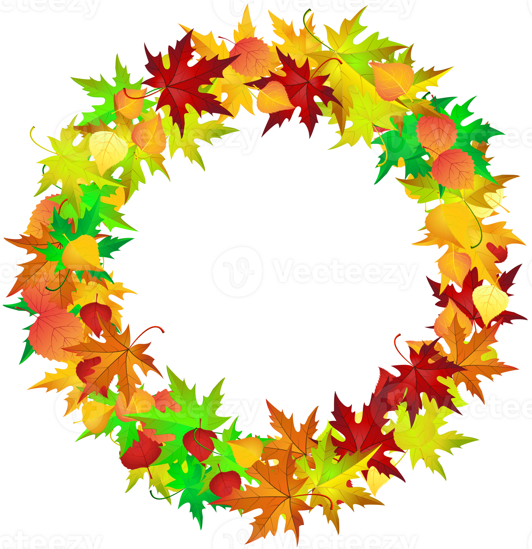 Autumn Frame With Leaves 38964710 PNG