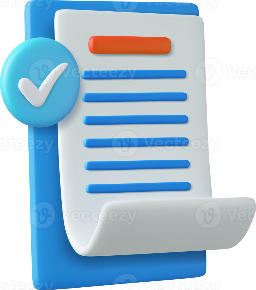 3d White paper task management todo check list 38965370 PNG 3d White paper task management todo check list 38965370 PNG