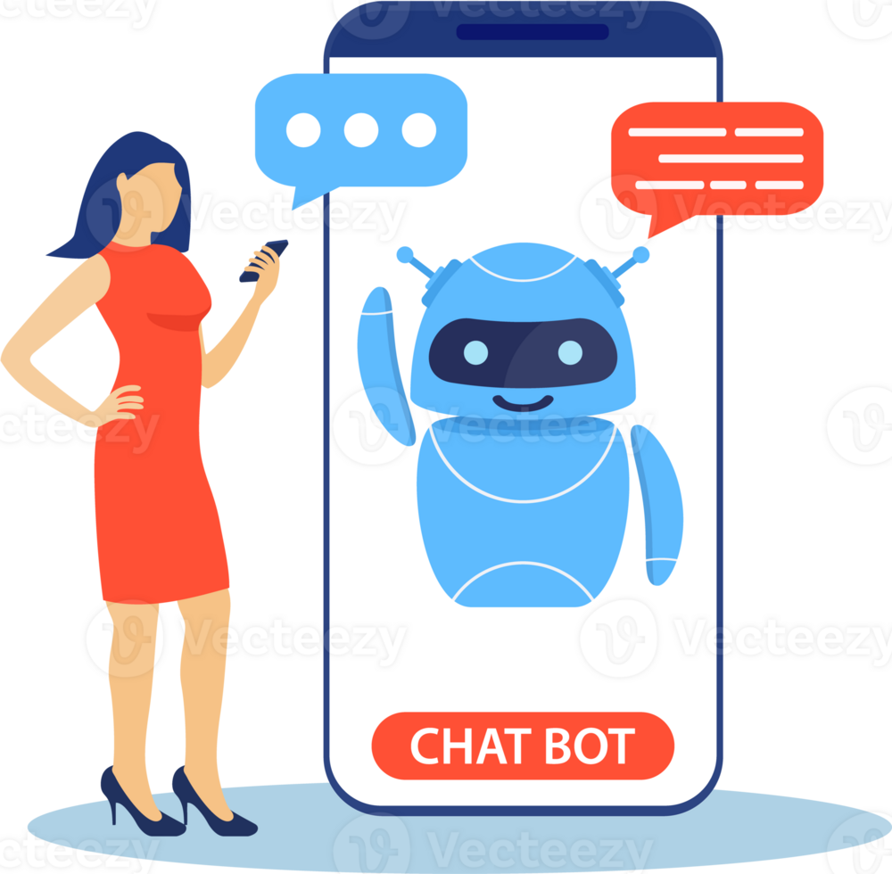 Chatbot ai and customer service concept. 38966610 PNG