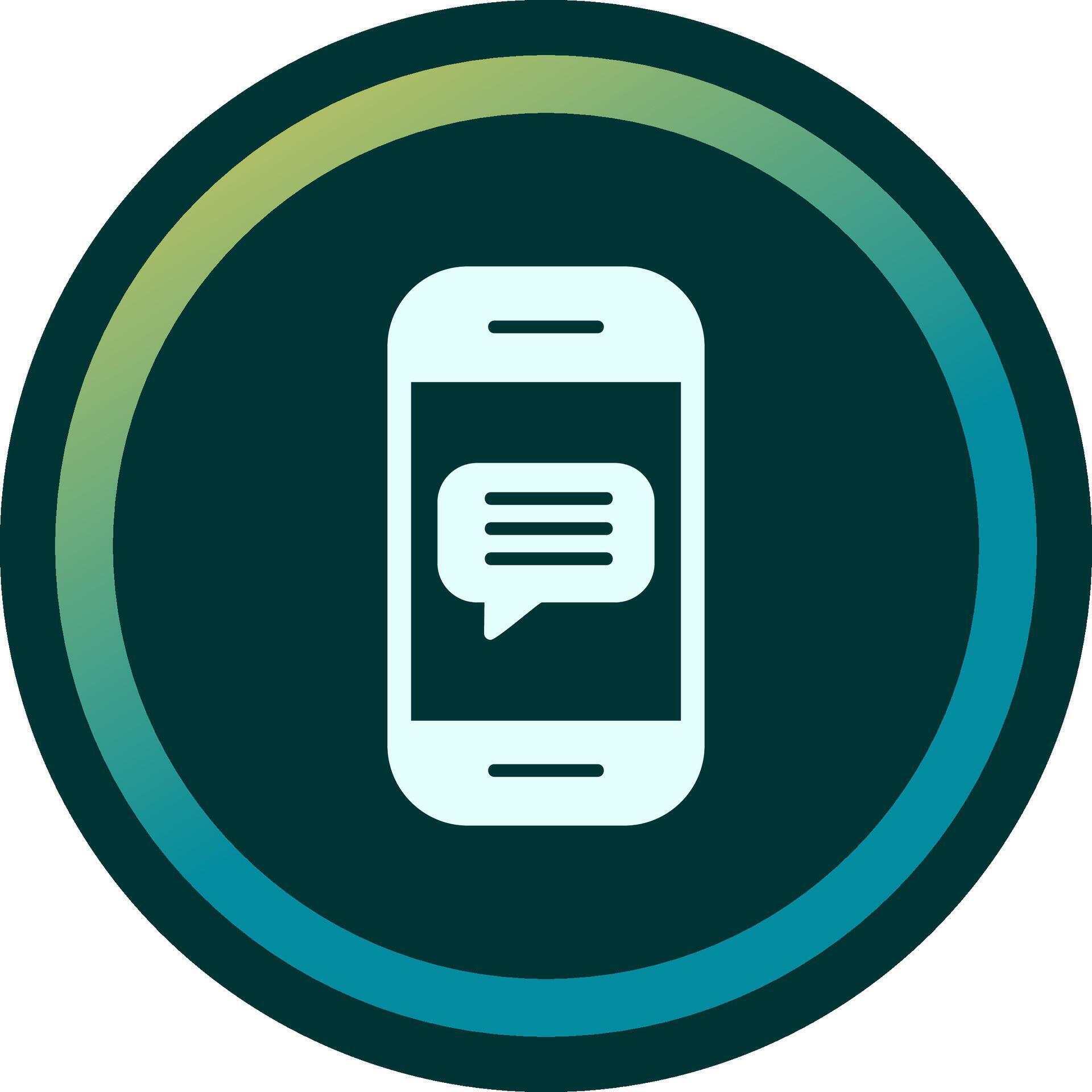 Phone Message Vector Icon 38968748 Vector Art At Vecteezy