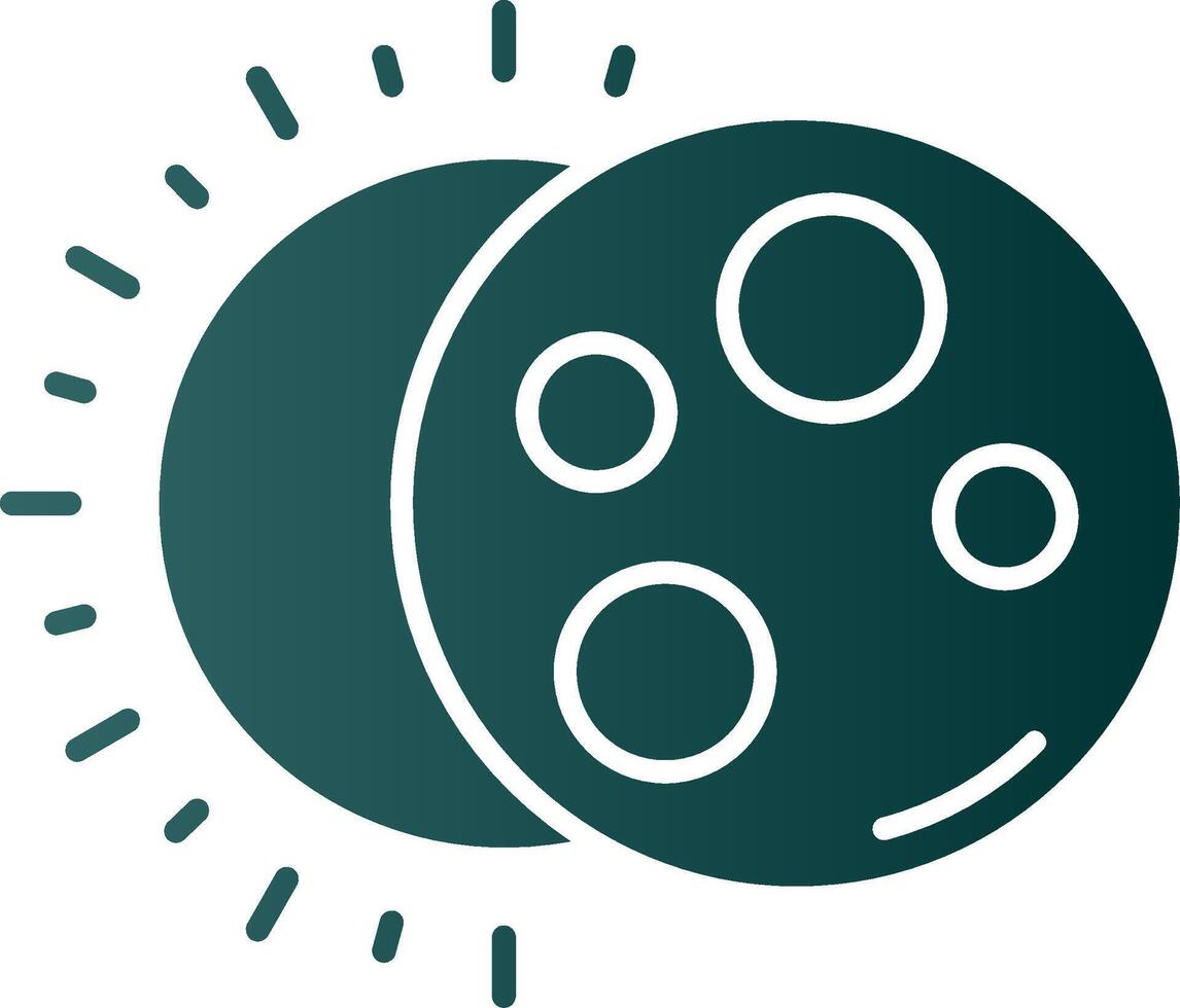 Eclipse Glyph Gradient Green Icon 38996363 Vector Art at Vecteezy