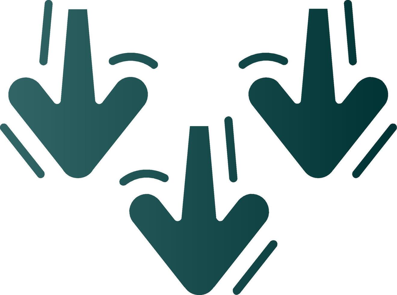 Decrease Glyph Gradient Green Icon 38997671 Vector Art at Vecteezy