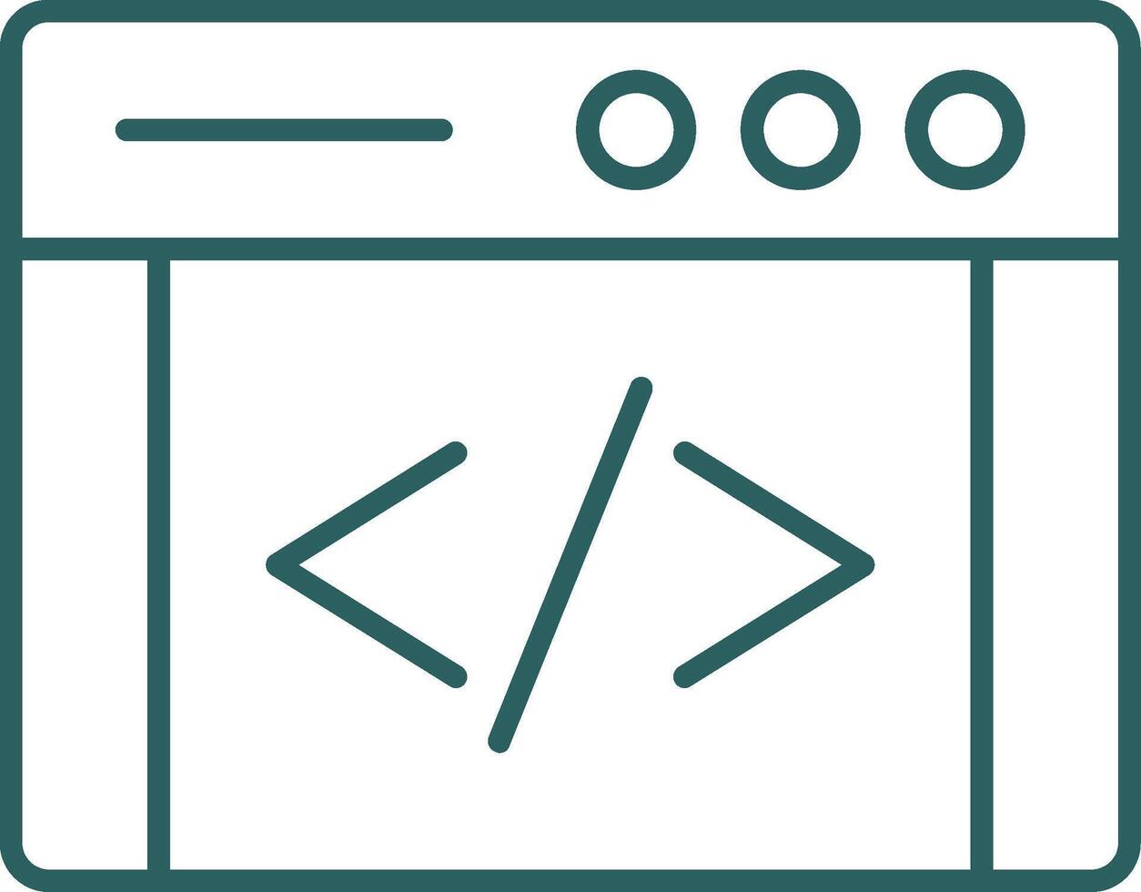 Coding Line Gradient Icon 39004758 Vector Art at Vecteezy