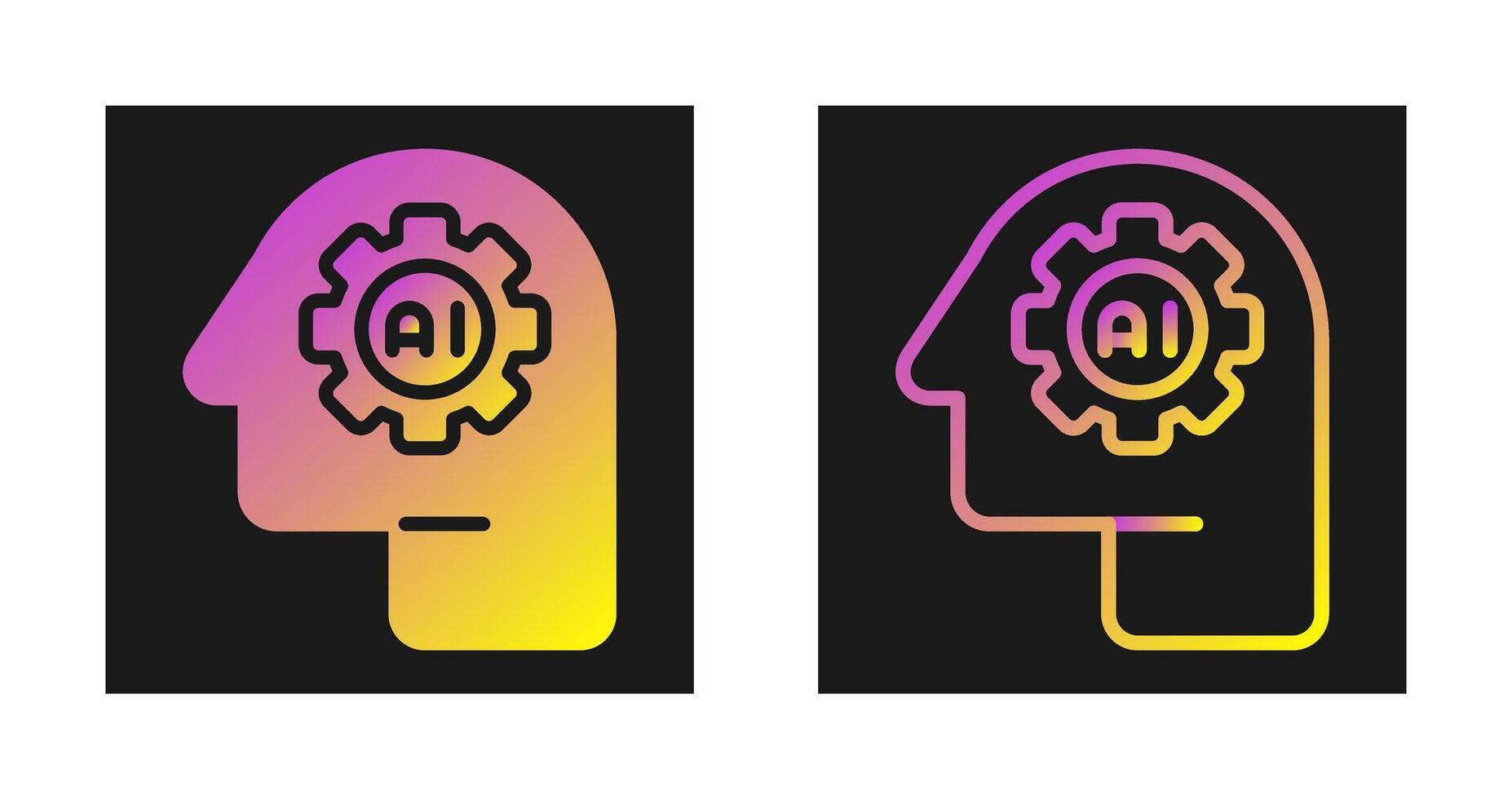 icono de vector de inteligencia artificial 39009312 Vector en Vecteezy