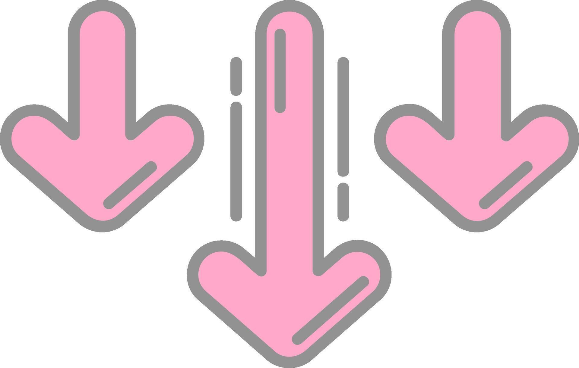 Decrease Line Filled Light Icon 39012449 Vector Art at Vecteezy