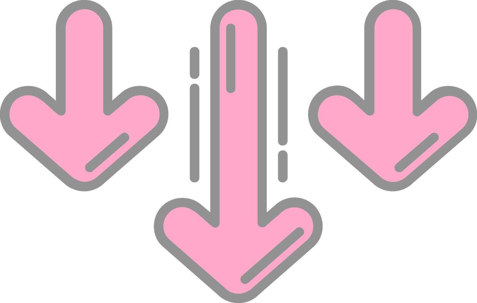 Decrease Line Filled Light Icon 39012449 Vector Art at Vecteezy