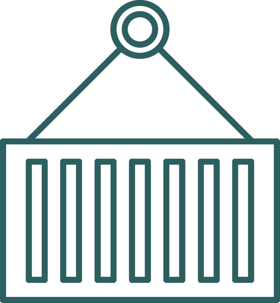 Container Line Gradient Icon 39013106 Vector Art at Vecteezy