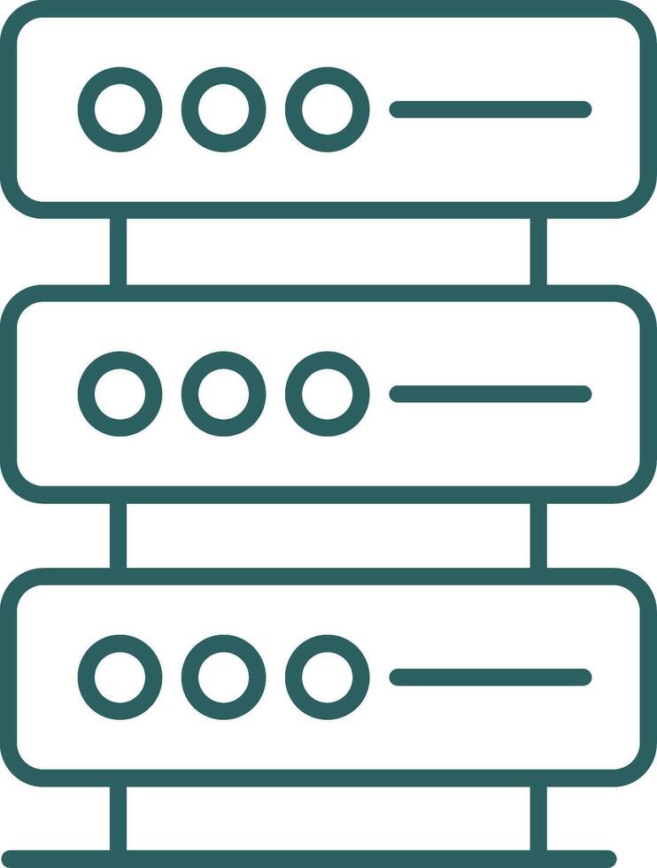 Database Line Gradient Icon 39013176 Vector Art at Vecteezy