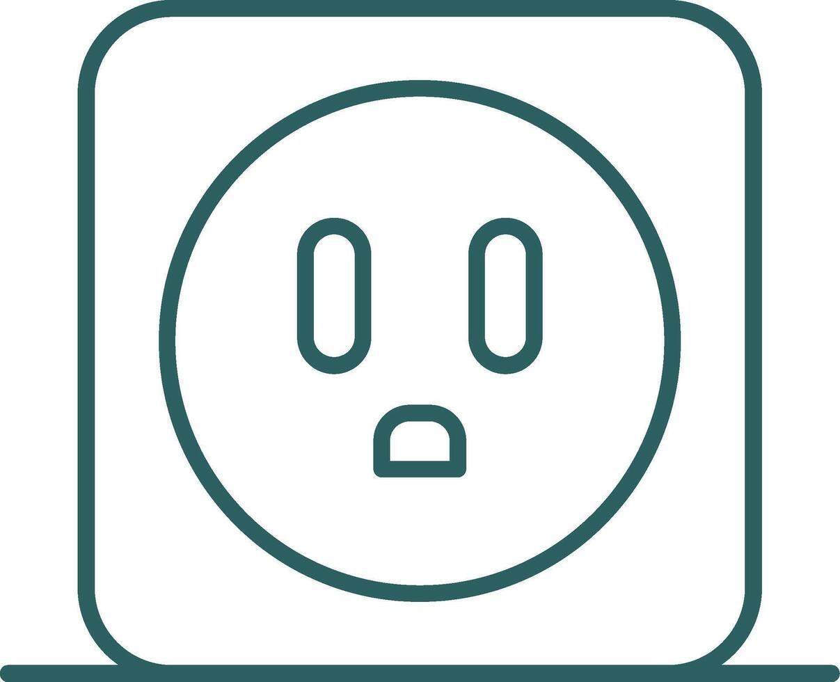 Power Socket Line Gradient Icon 39014305 Vector Art At Vecteezy