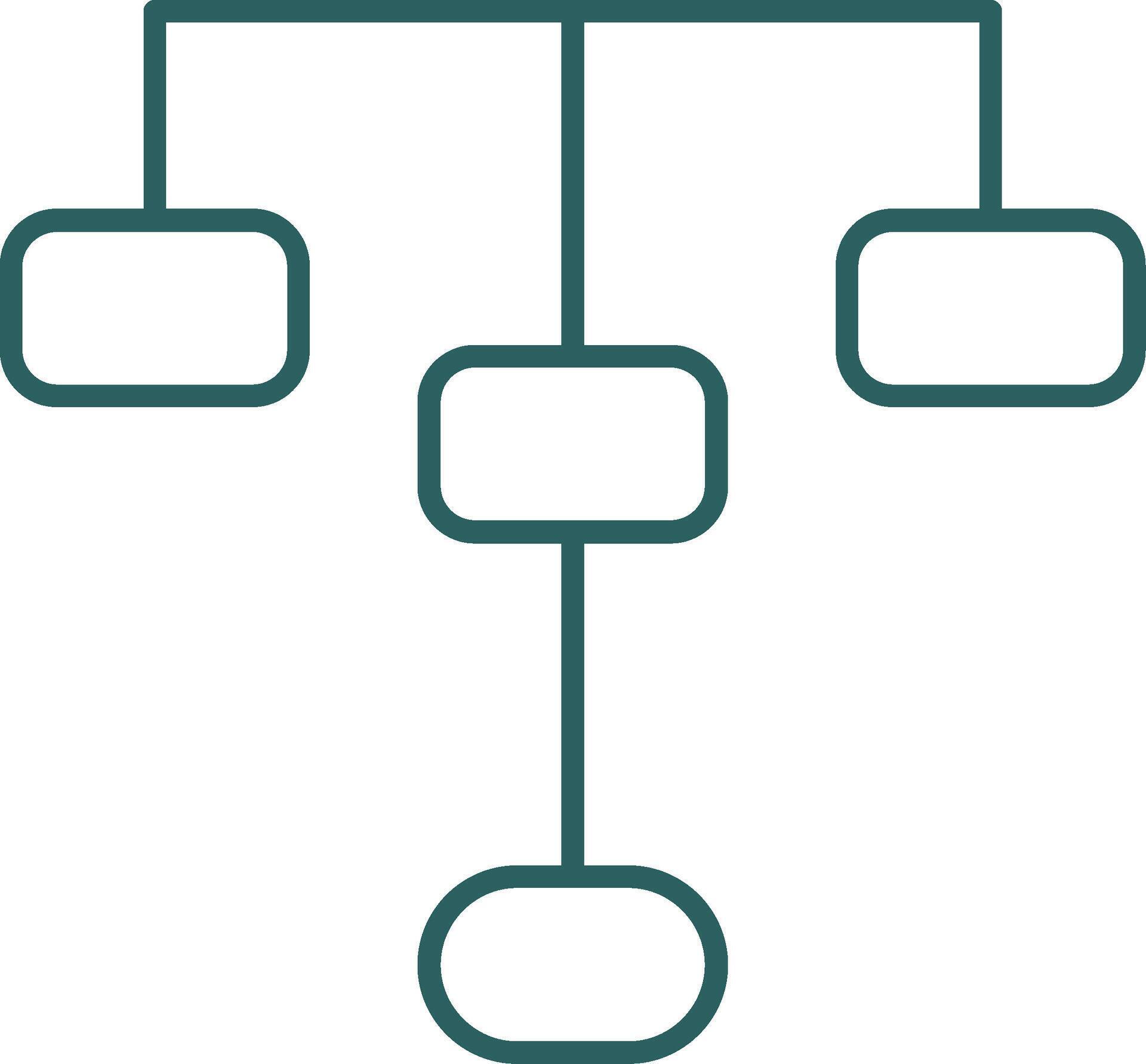 Hierarchical Structure Line Gradient Icon 39015062 Vector Art at Vecteezy