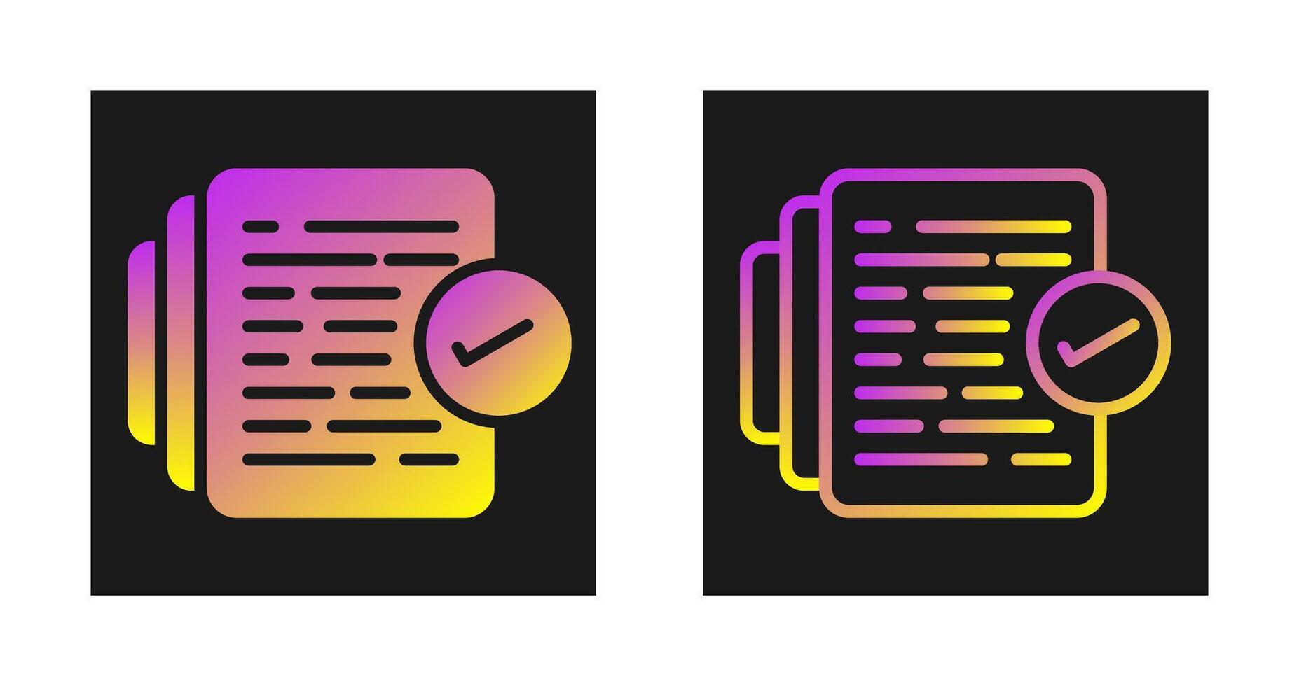 Document Versioning Vector Icon 39018639 Vector Art At Vecteezy
