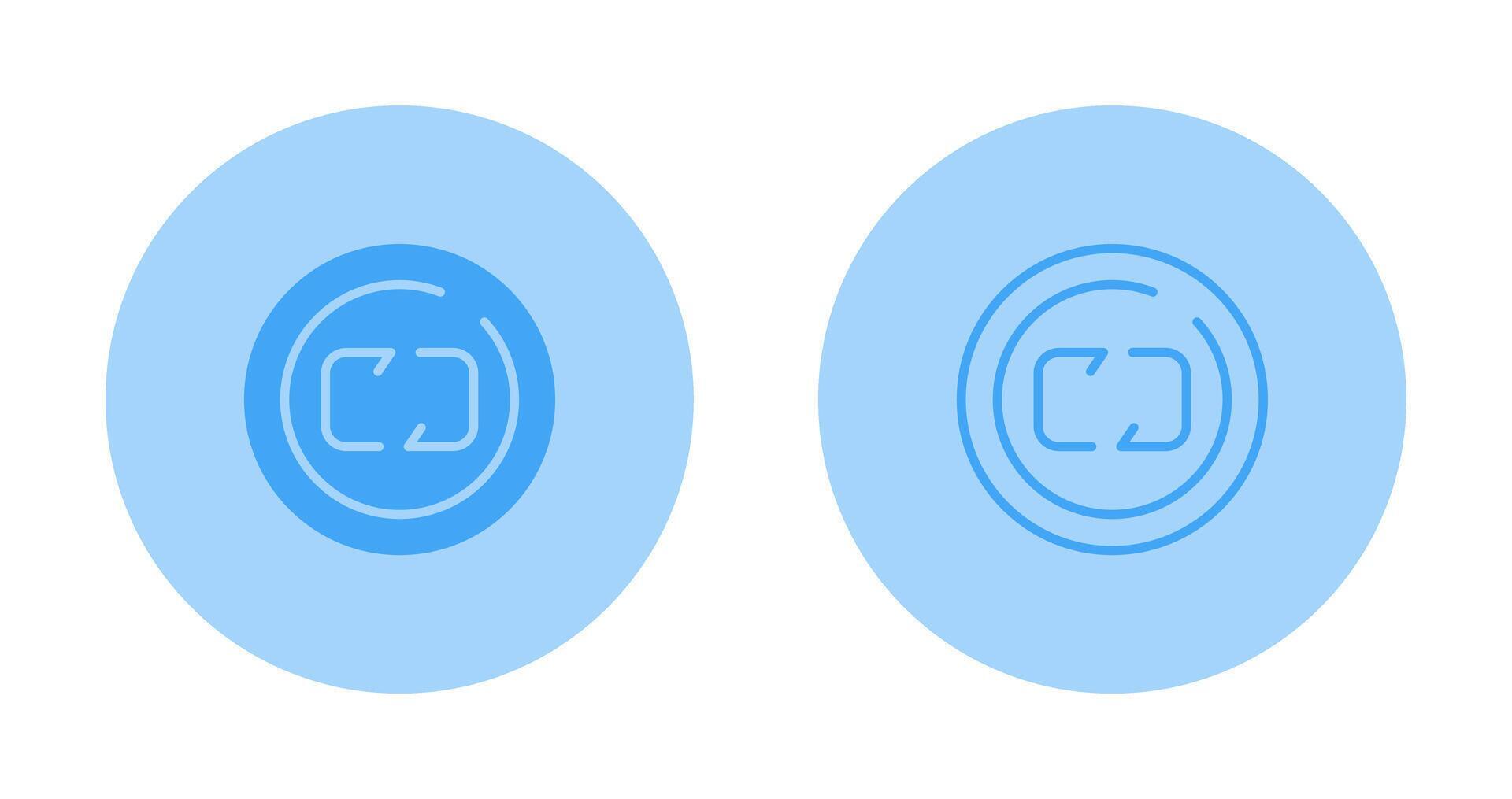 Repeat Circle Vector Icon 39021839 Vector Art at Vecteezy