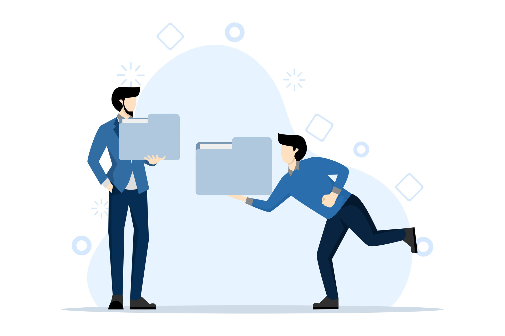 File Management Concept Storage Cloud System Memory Internet Files Technology Database