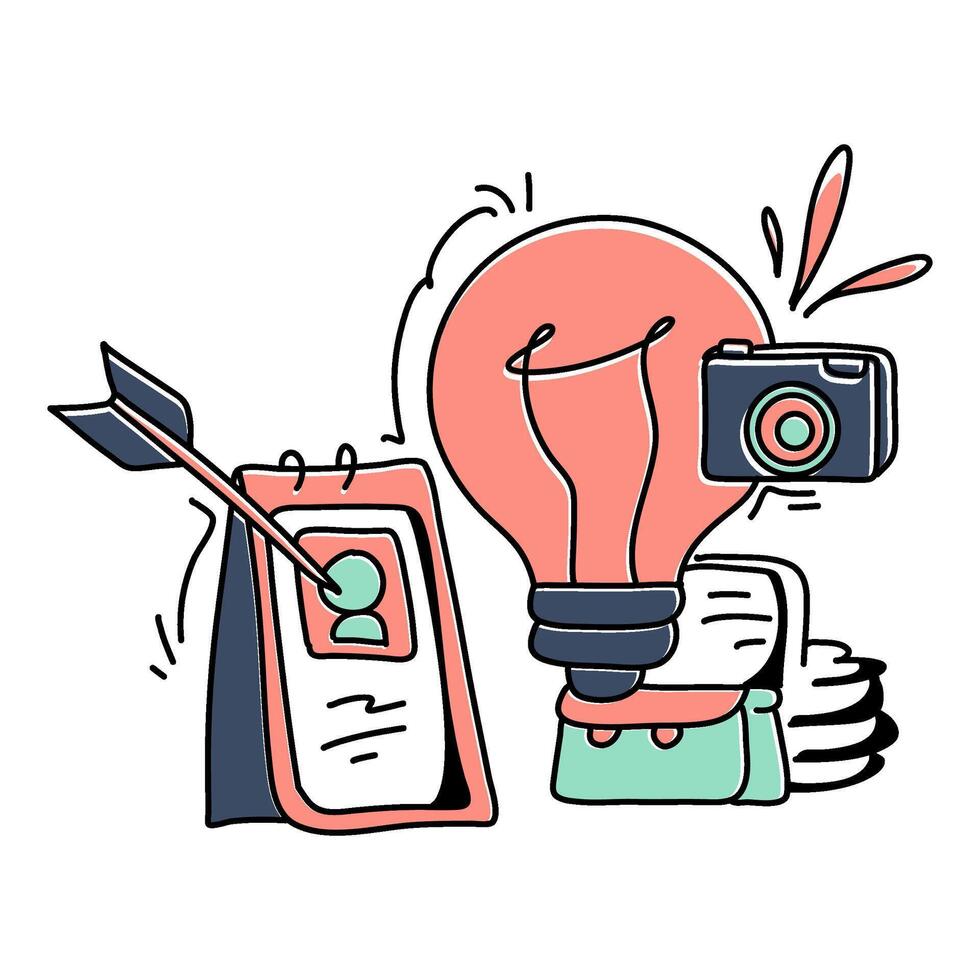 Minimalist Flat Illustration for Niche Marketing Website, Enhance Your ... Minimalist Flat Illustration for Niche Marketing Website, Enhance Your ...