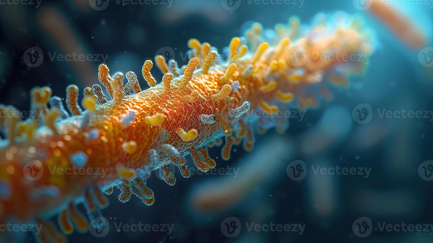 AI generated Bacteria colonies under a microscope. Generative AI 39053197 Stock Photo at Vecteezy