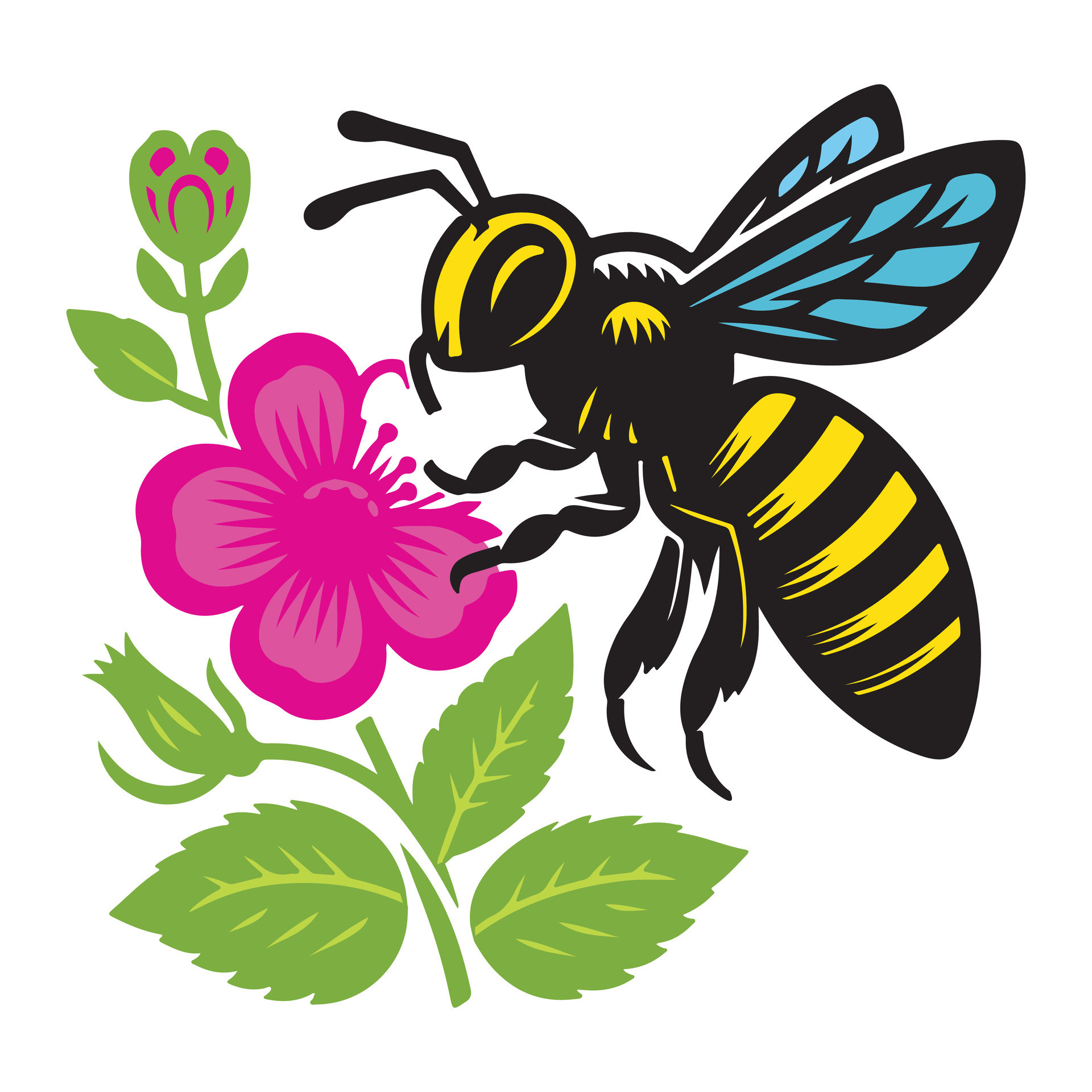 linda simpático abeja. dibujos animados contento volador abeja con ... linda simpático abeja. dibujos animados contento volador abeja con ...