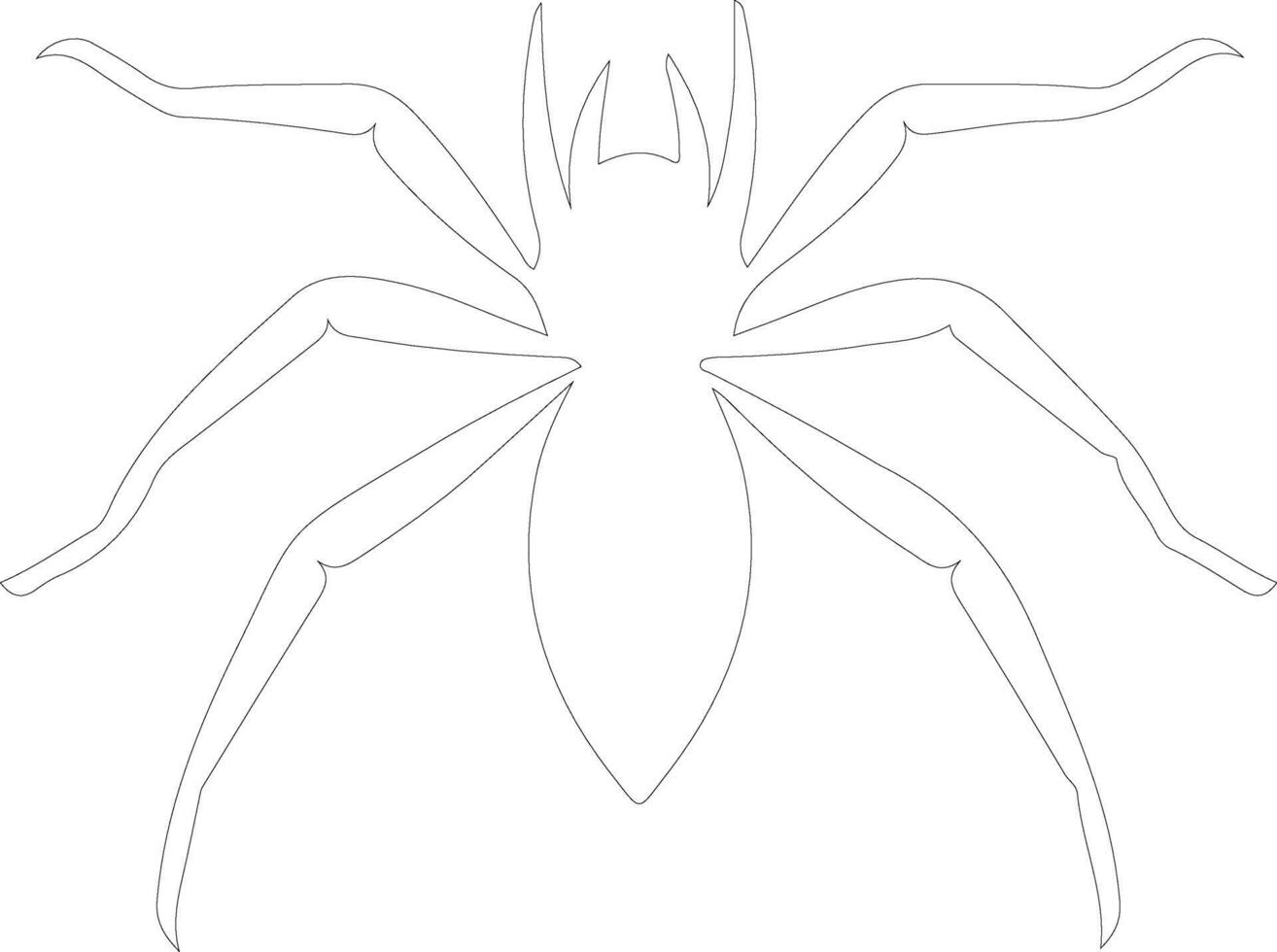 Assassin Bug Outline Silhouette 39056801 Vector Art At Vecteezy