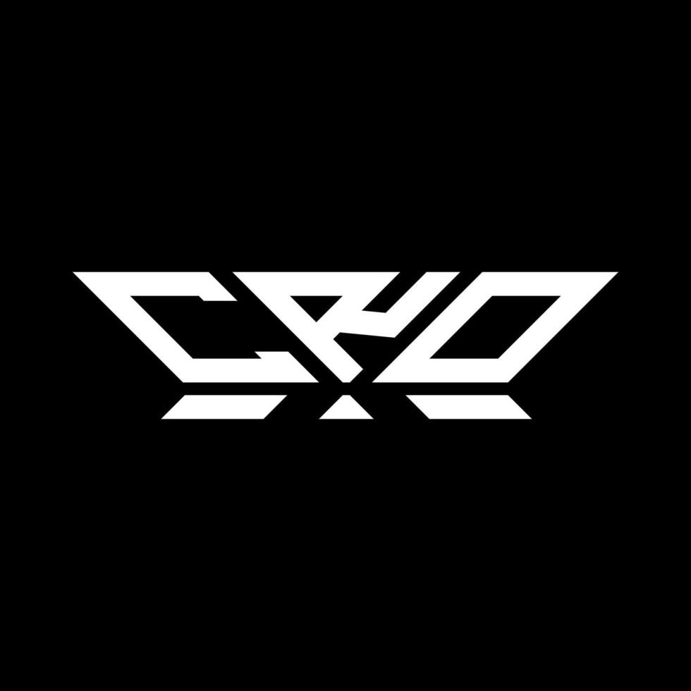 cro letra logo vector diseño, cro sencillo y moderno logo. cro lujoso alfabeto diseño 39059457 ...