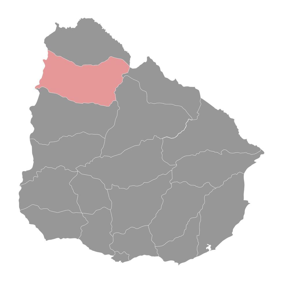 Salto Department map, administrative division of Uruguay. Vector illustration. 39063681 Vector ...