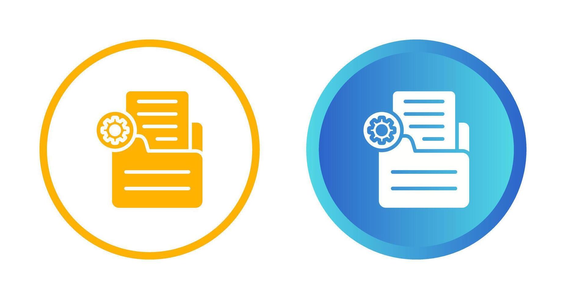 Document Settings Vector Icon 39066000 Vector Art at Vecteezy