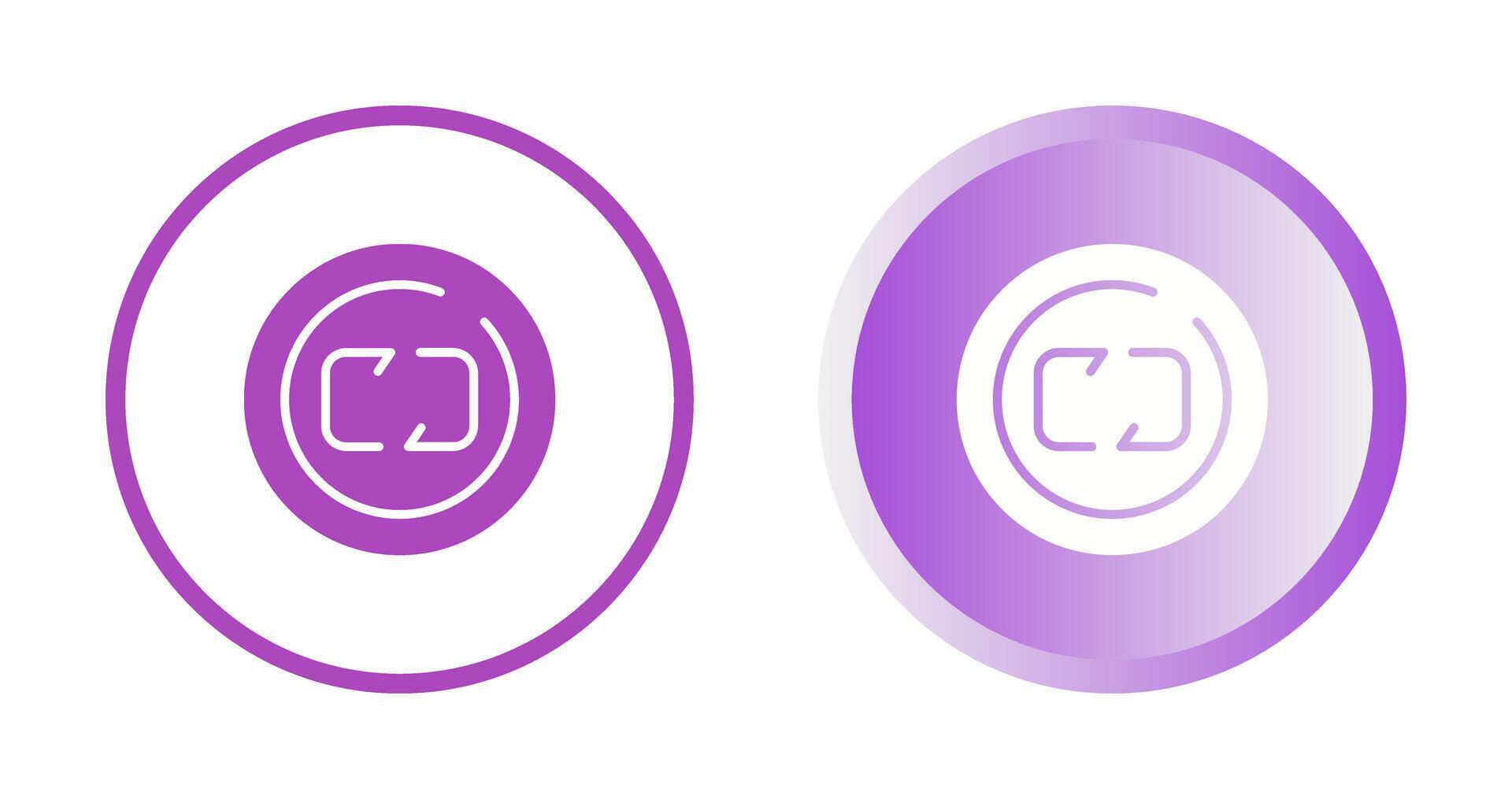 Repeat Circle Vector Icon 39067607 Vector Art at Vecteezy