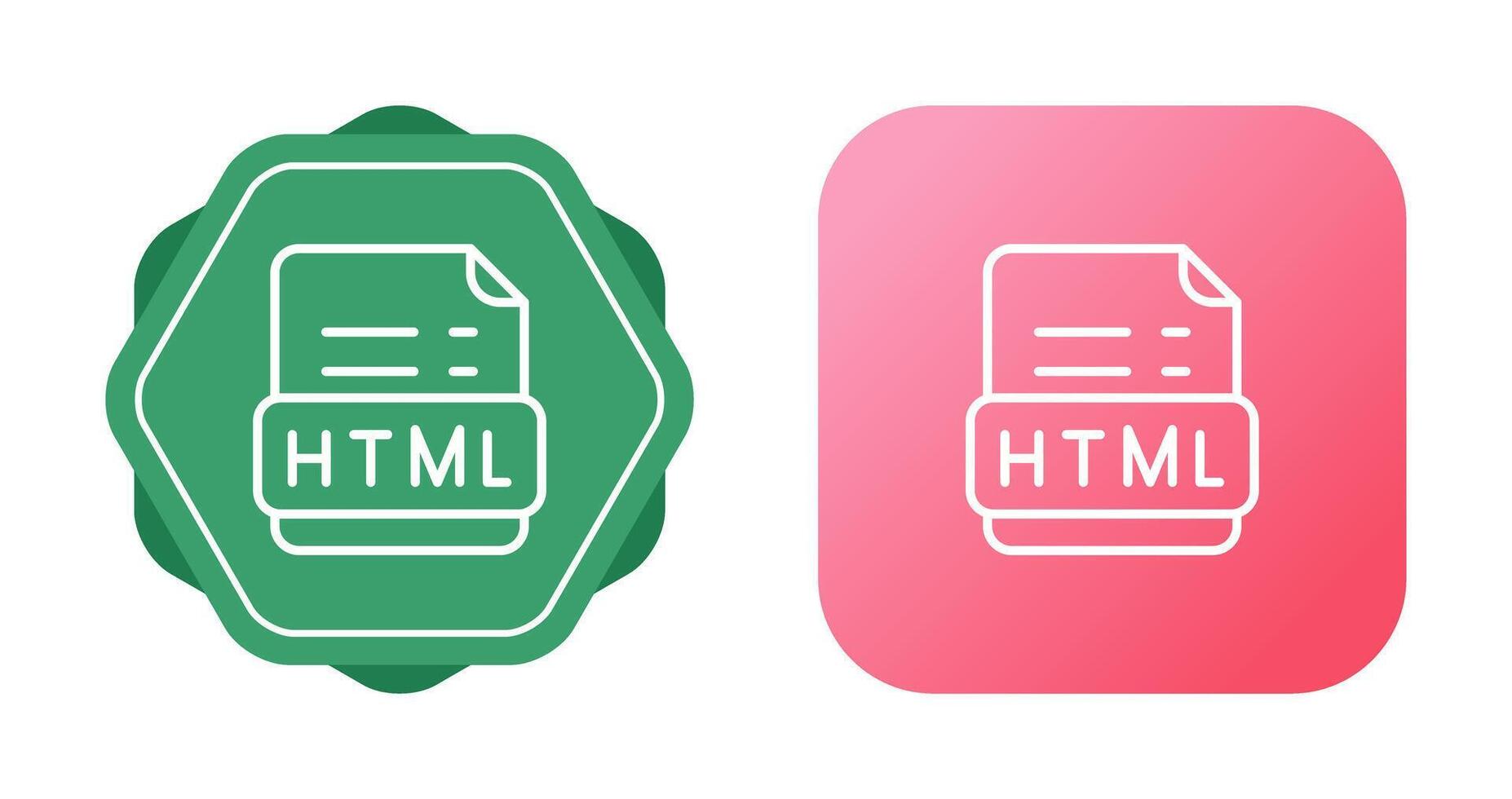 Html Vector Icon 39067963 Vector Art at Vecteezy