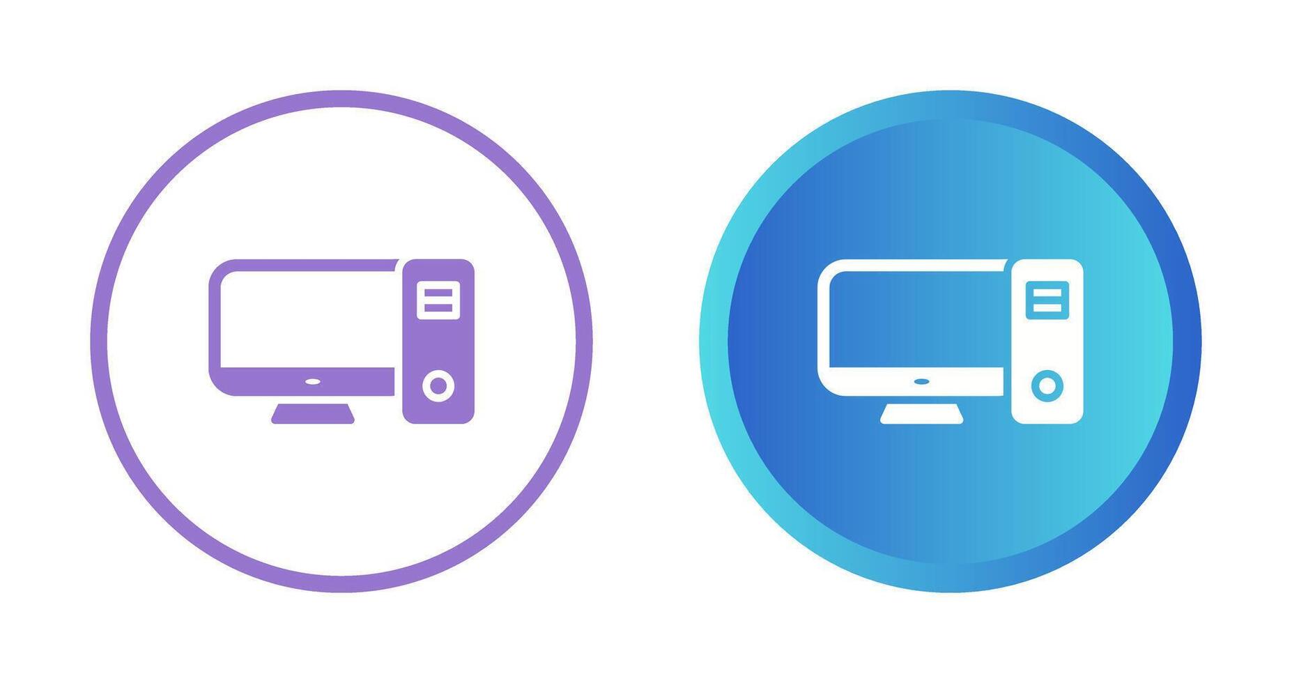 Desktop Computer Vector Icon 39068116 Vector Art at Vecteezy