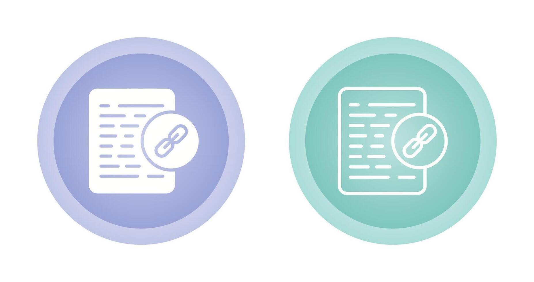 Document Link Vector Icon 39084034 Vector Art at Vecteezy