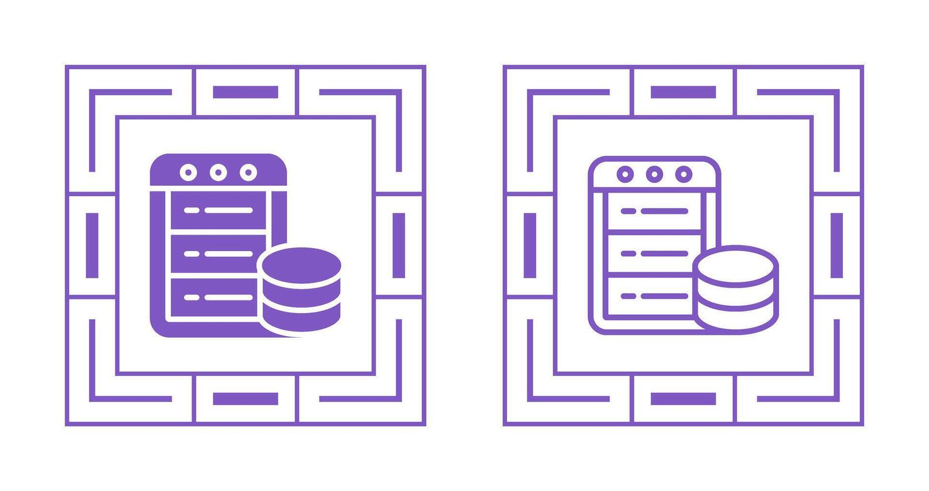 Database Vector Icon 39085387 Vector Art at Vecteezy