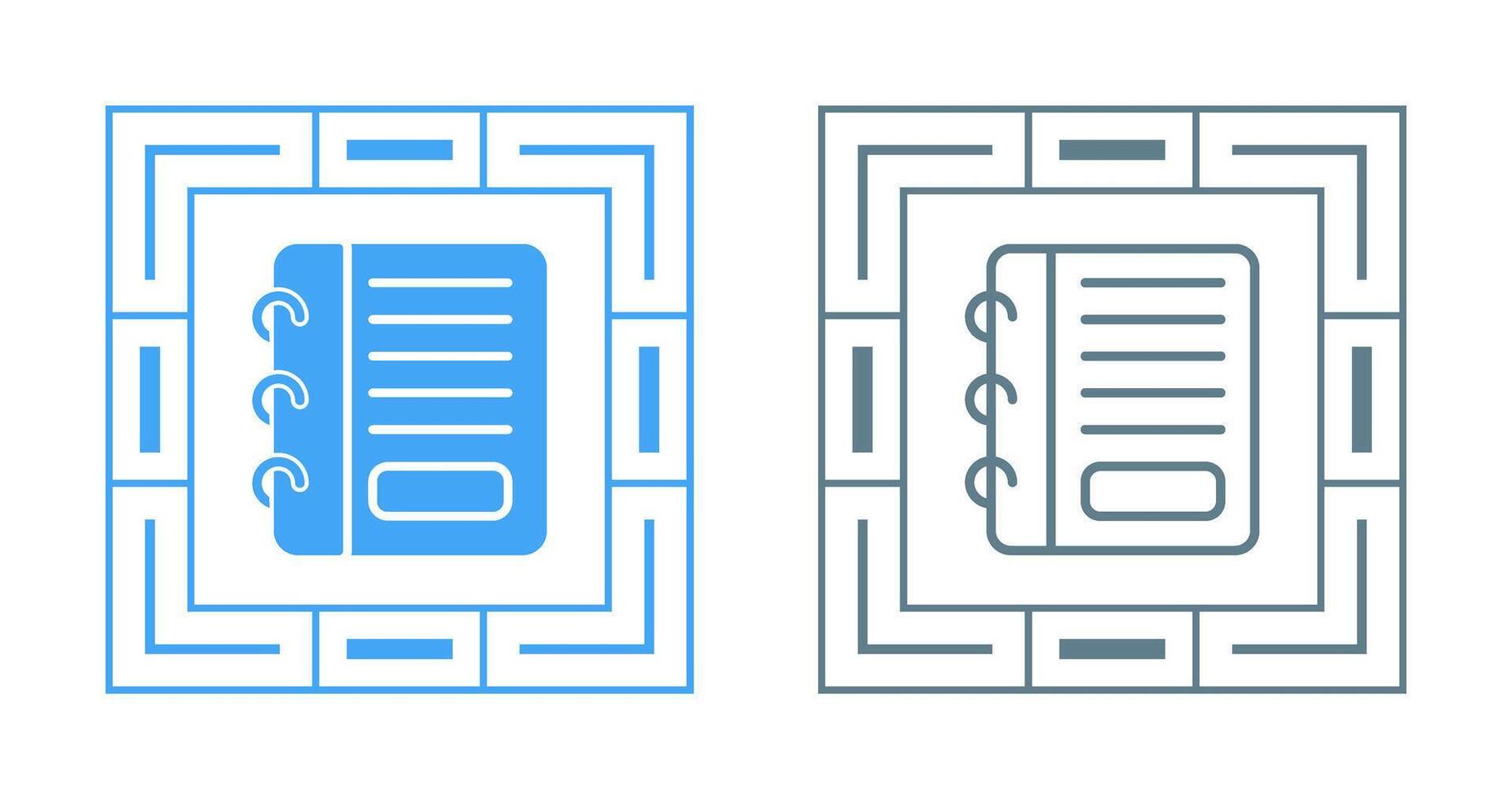 Notepad Vector Icon 39086066 Vector Art at Vecteezy