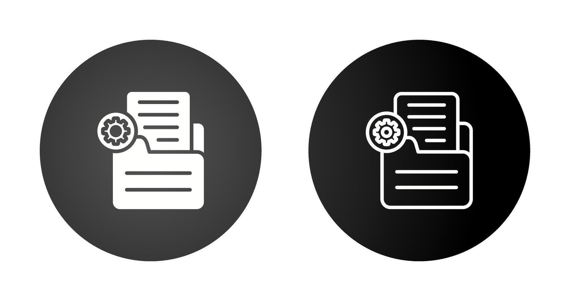 Document Settings Vector Icon 39088153 Vector Art at Vecteezy