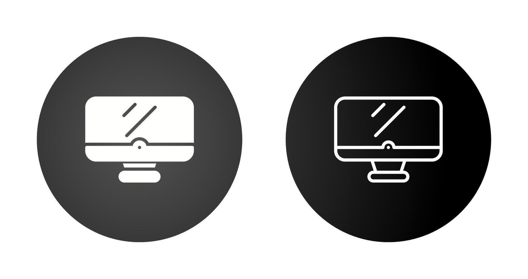 Desktop computer Vector Icon 39090708 Vector Art at Vecteezy