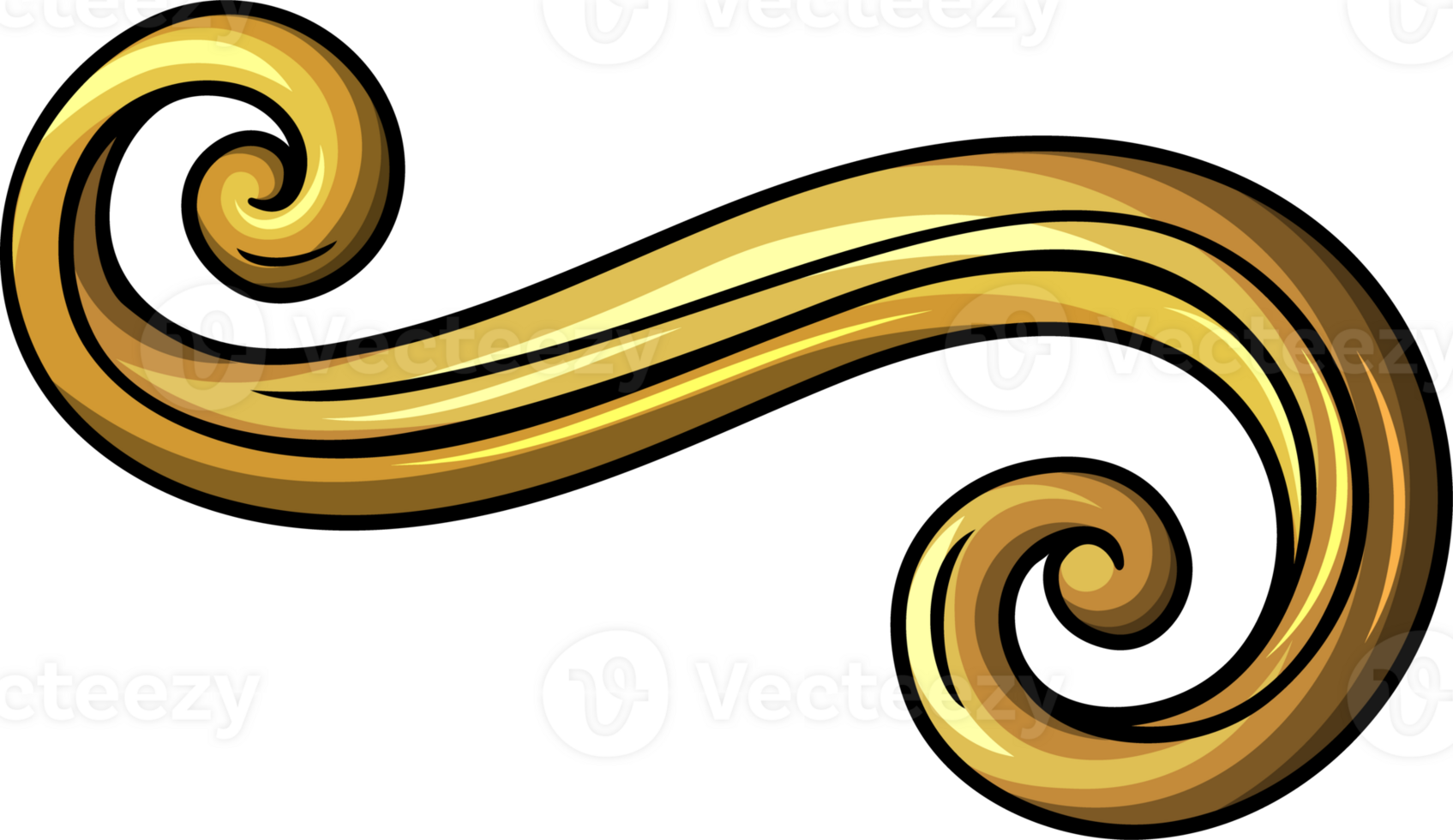 dibujos animados decorativo rizo 39091470 PNG