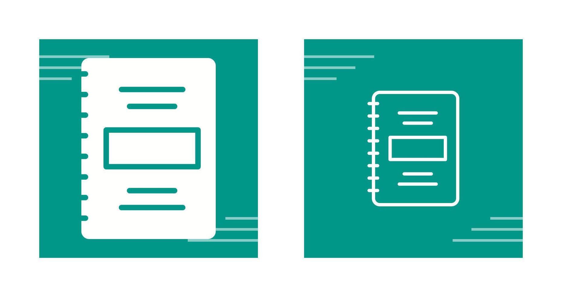 Notebook Vector Icon 39093754 Vector Art at Vecteezy