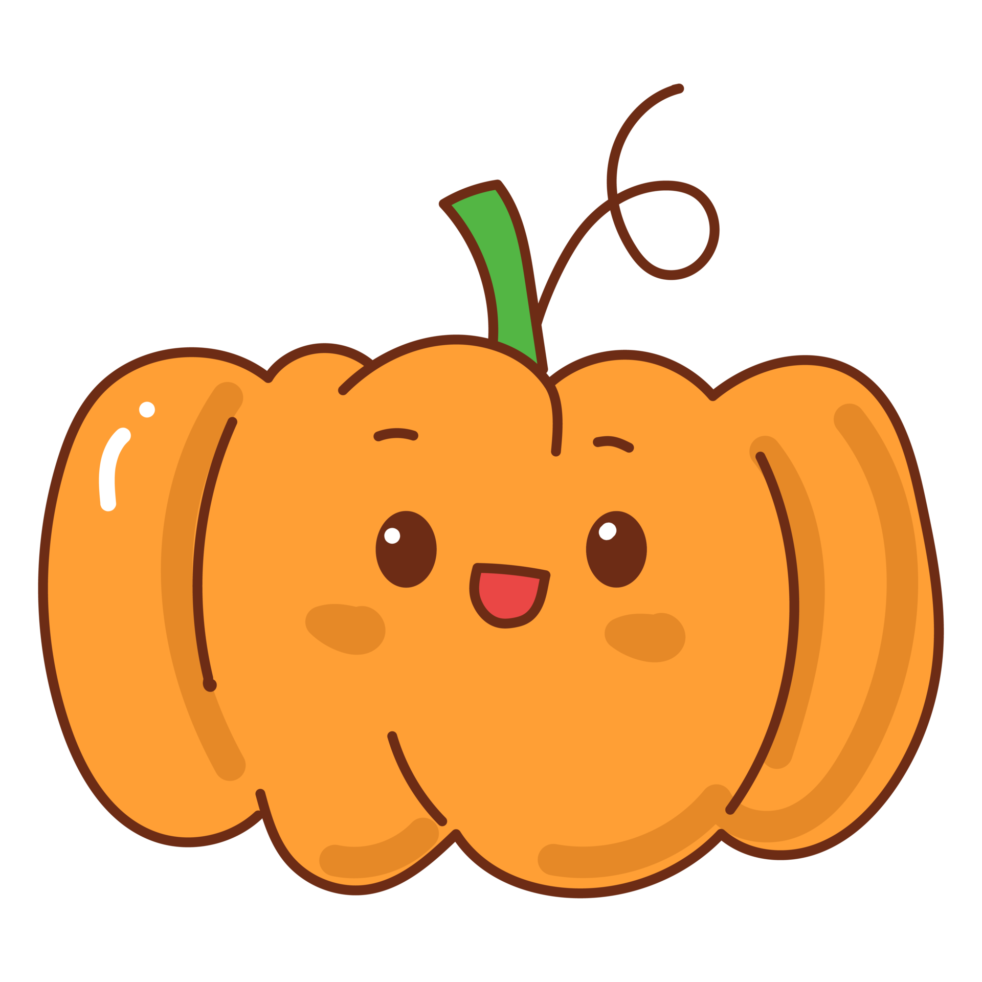 Pumpkin Cartoon Doodle 39095808 Png