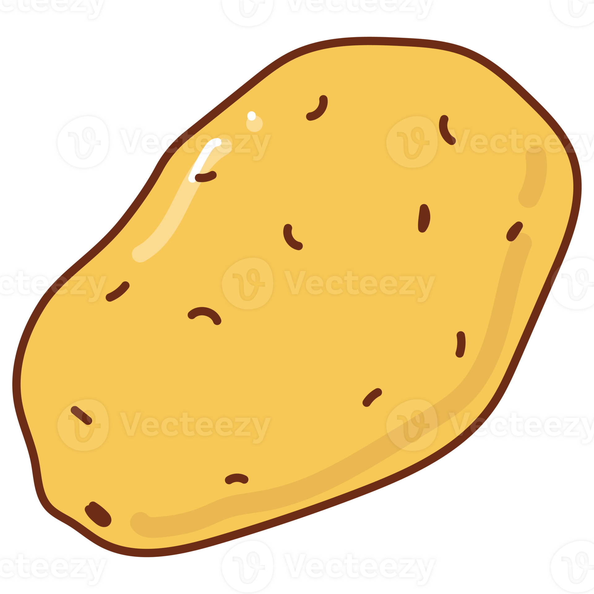Potato Cartoon Doodle 39096001 Png