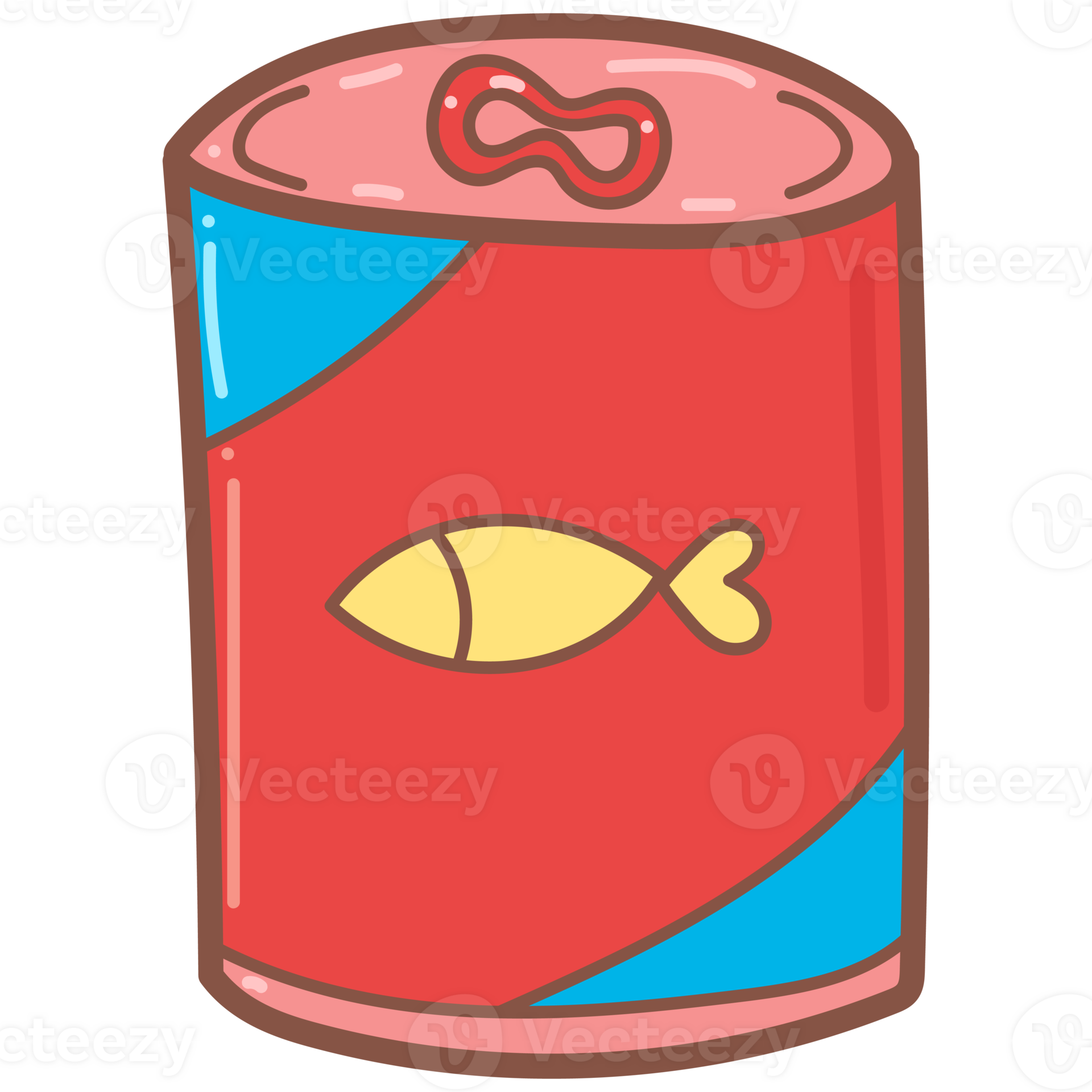 canned fish doodle cartoon 39096012 PNG