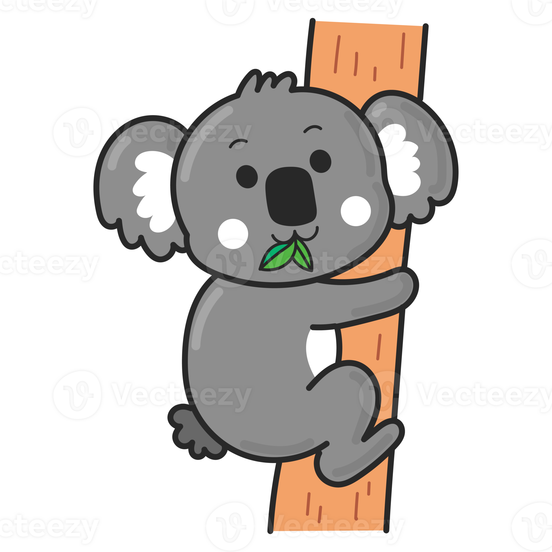 Koala doodle cartoon 39096166 PNG