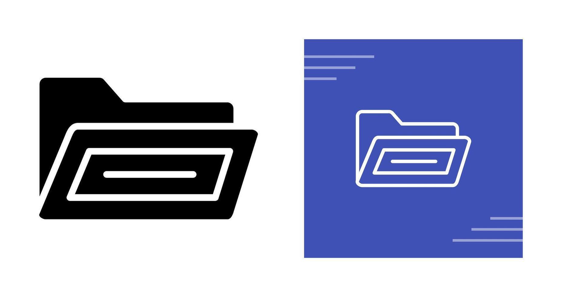 Open File Folder Vector Icon 39096825 Vector Art at Vecteezy