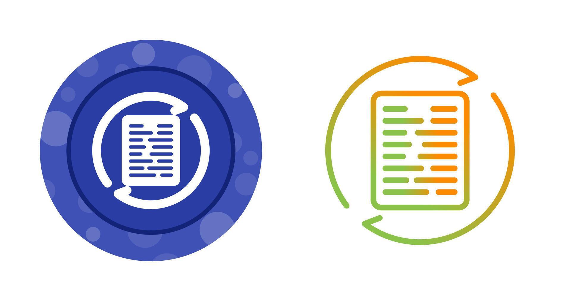 Document Synchronization Vector Icon 39098763 Vector Art at Vecteezy