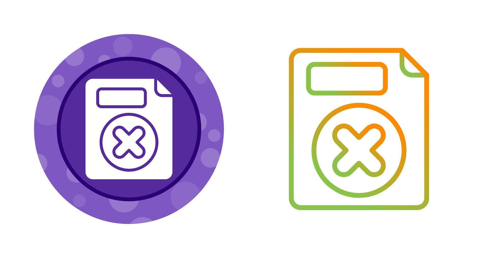 Delete Button Vector Icon 39099229 Vector Art at Vecteezy