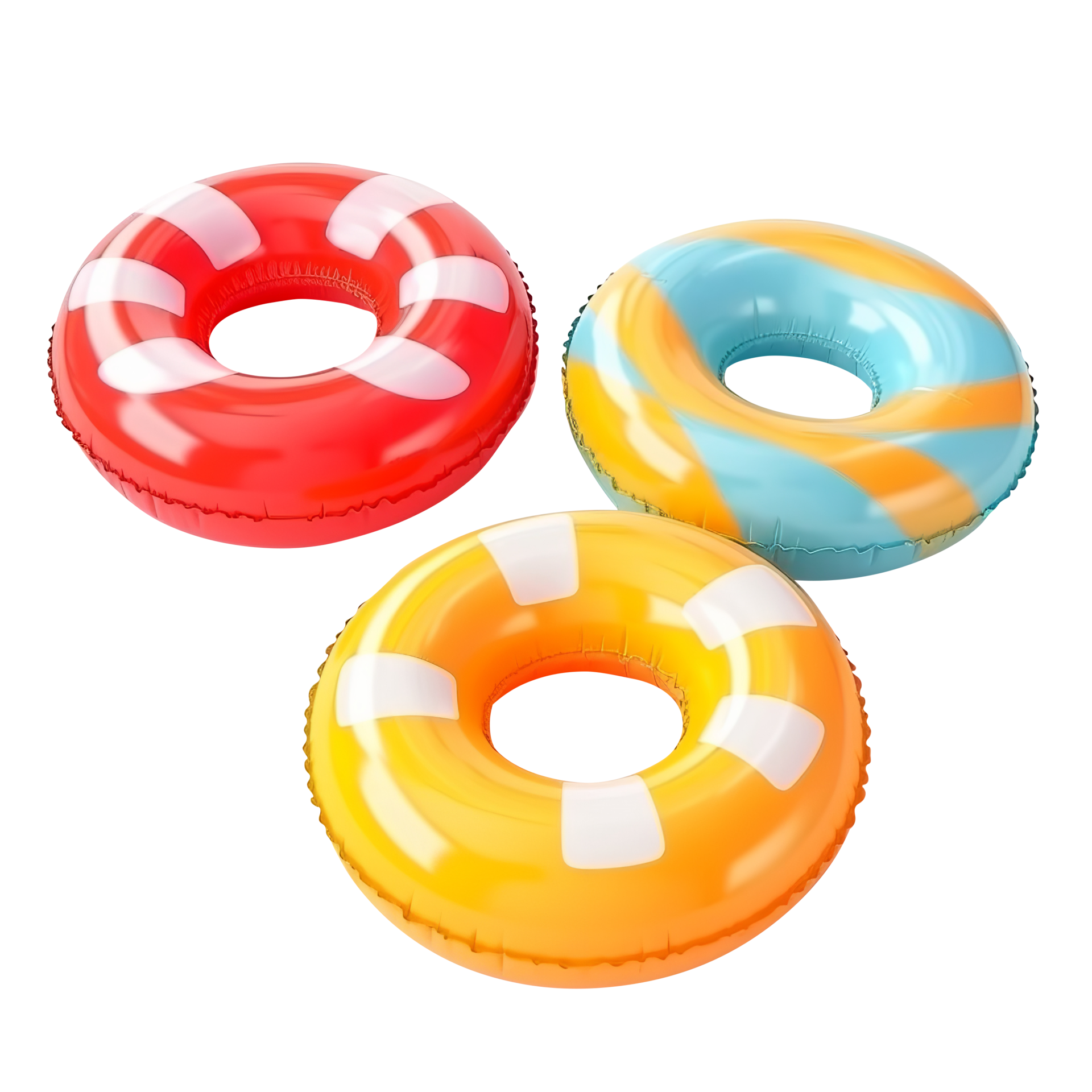 Ai Generated Pool Floaties Isolated On Png Background 39106097 Png