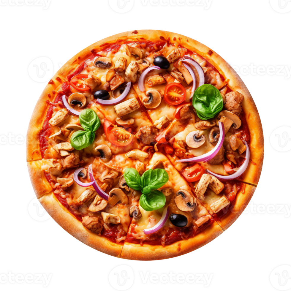 Pizza isolated on background 39111458 PNG